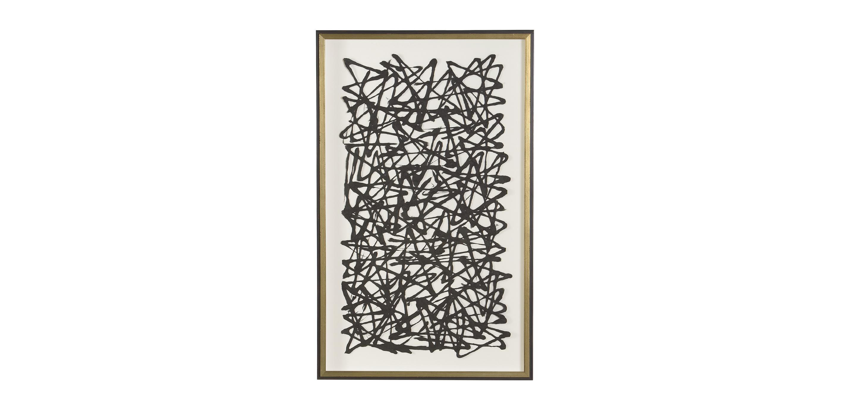 Black Paper Art | Abstract | Ethan Allen