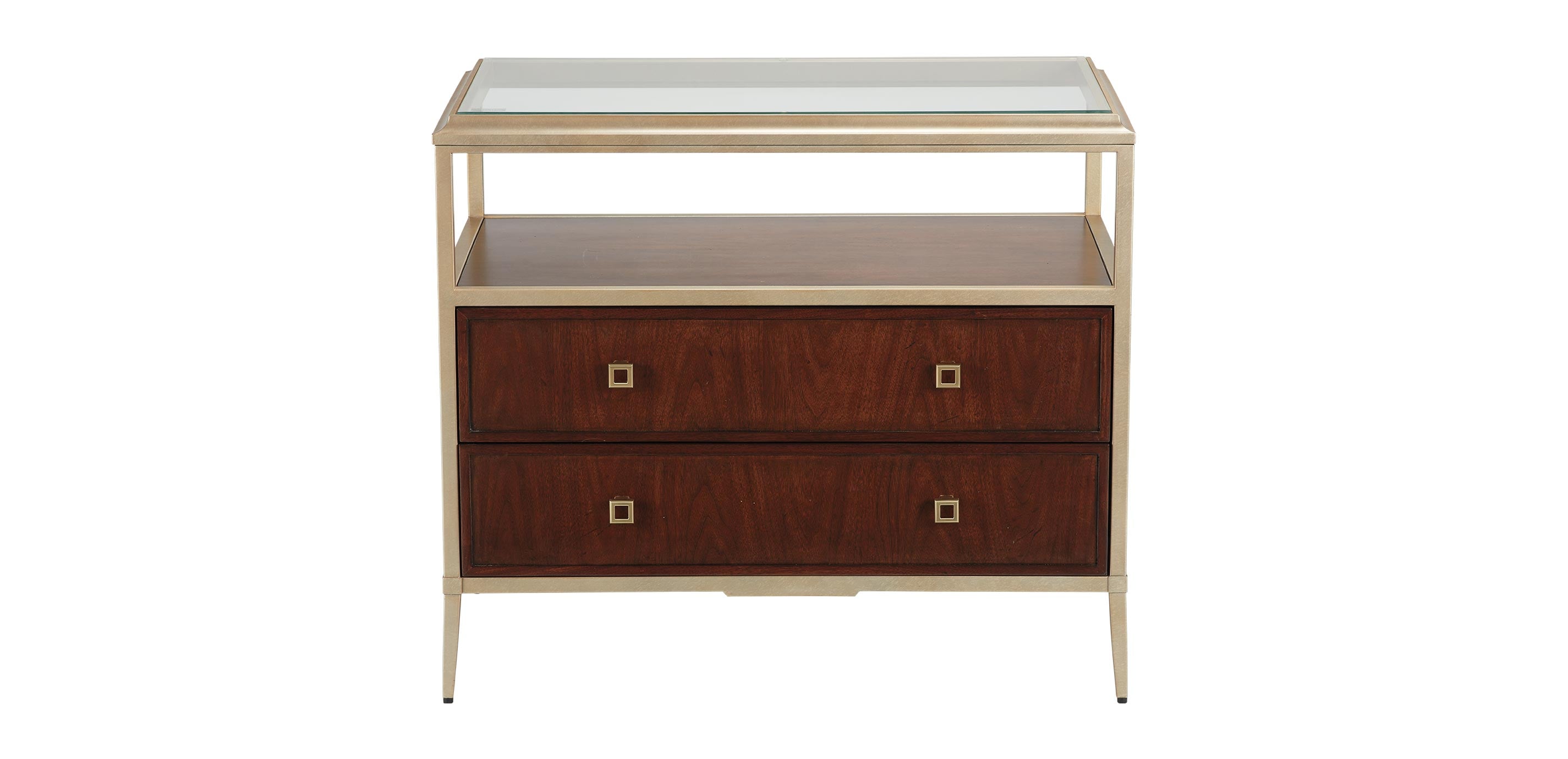 Regis Night Table | Glass-Top End Table | Ethan Allen