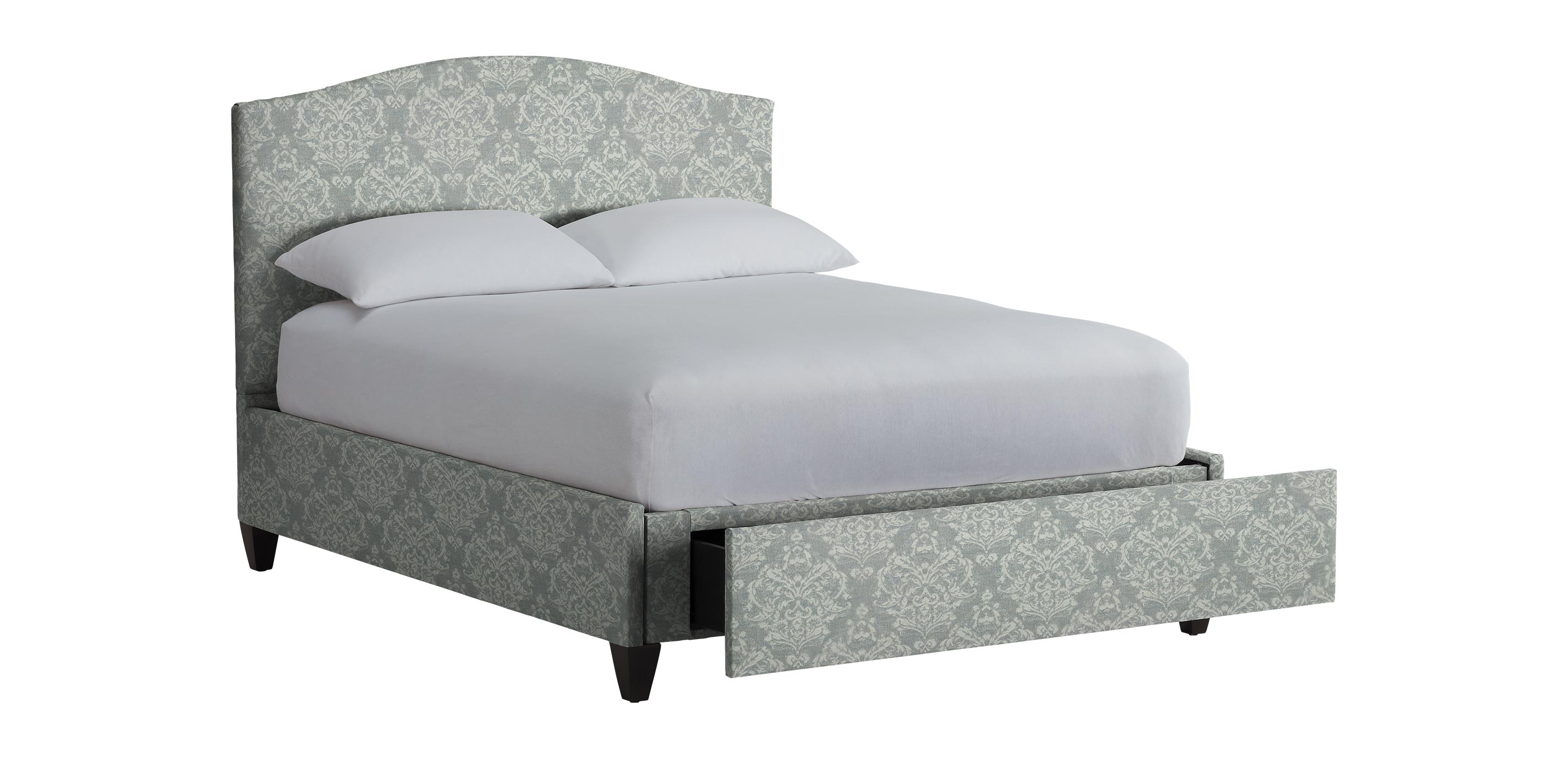 Rania Custom Storage Bed | Curved Storage Bed | Ethan Allen