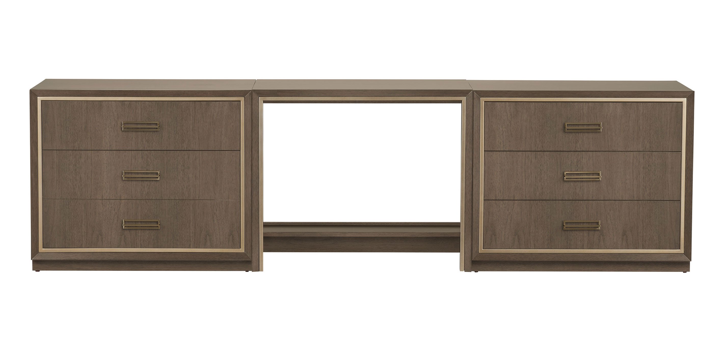 Faraday Classic 3-Piece Extended Bridge Desk | Ethan Allen