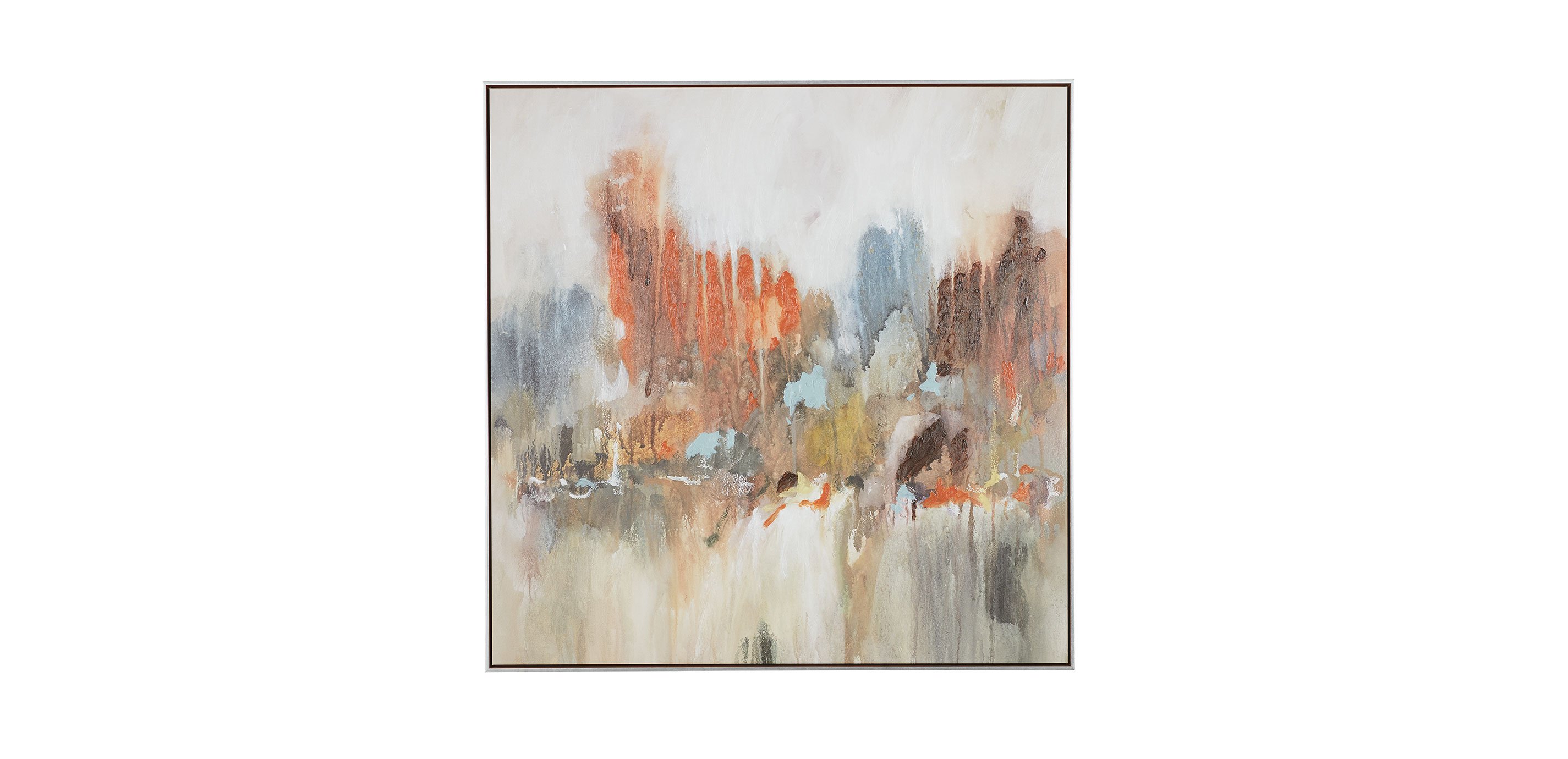 Growing Harvest Framed Abstract Art Print | Ethan Allen