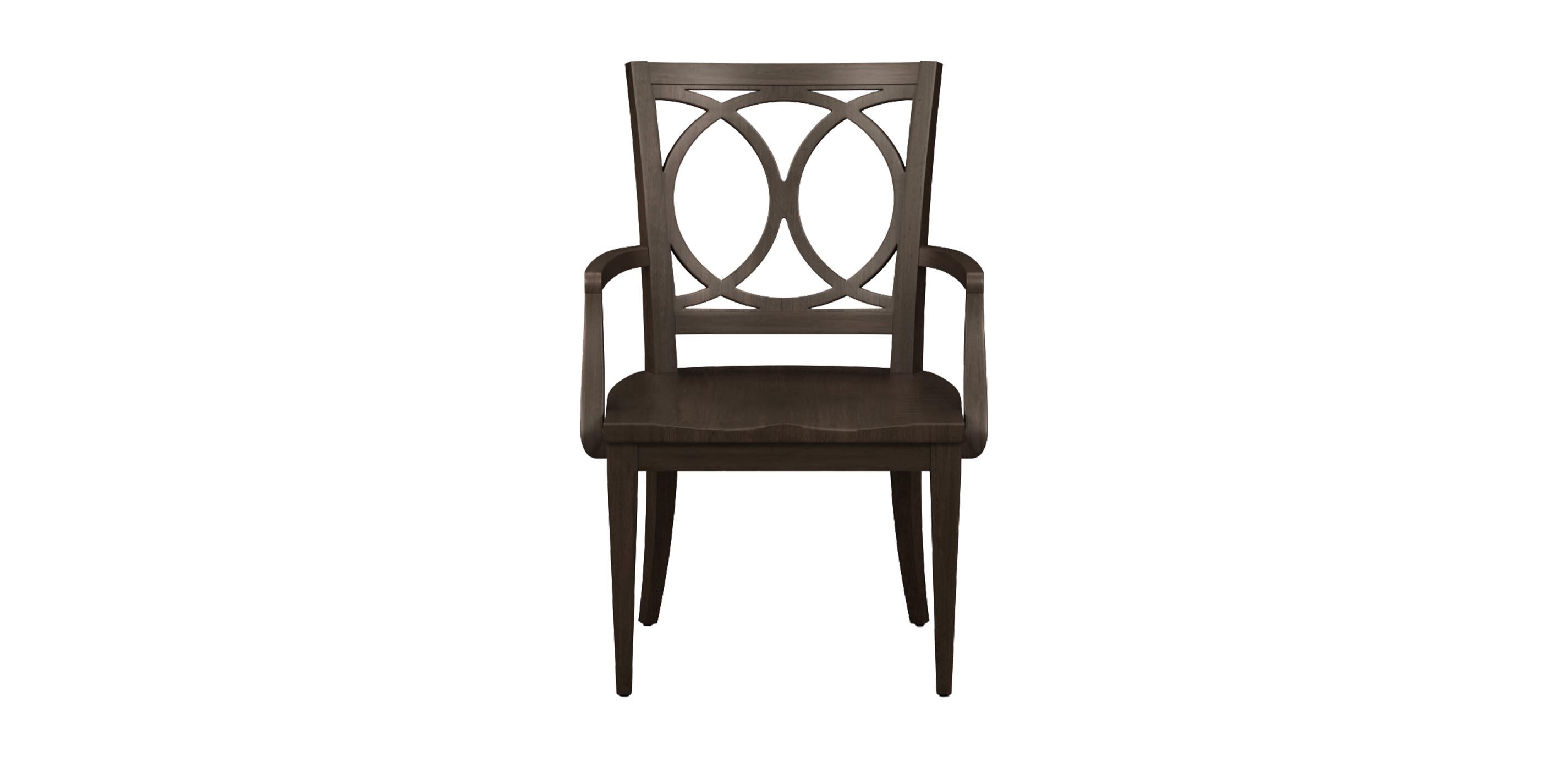 Cyra Dining Armchair with Wood Seat | Ethan Allen