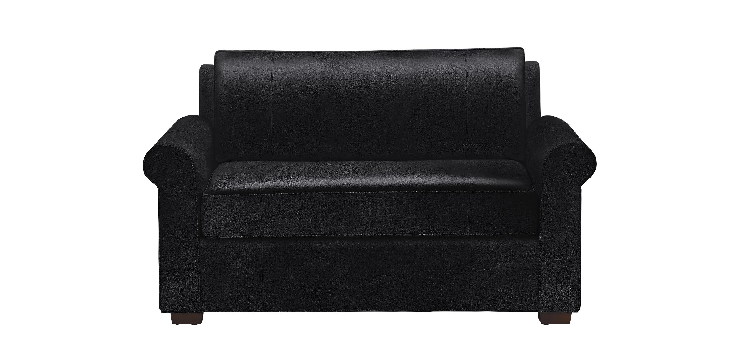 Spencer Roll-Arm Leather Chair-and-a-Half | Large Leather Chair | Ethan ...