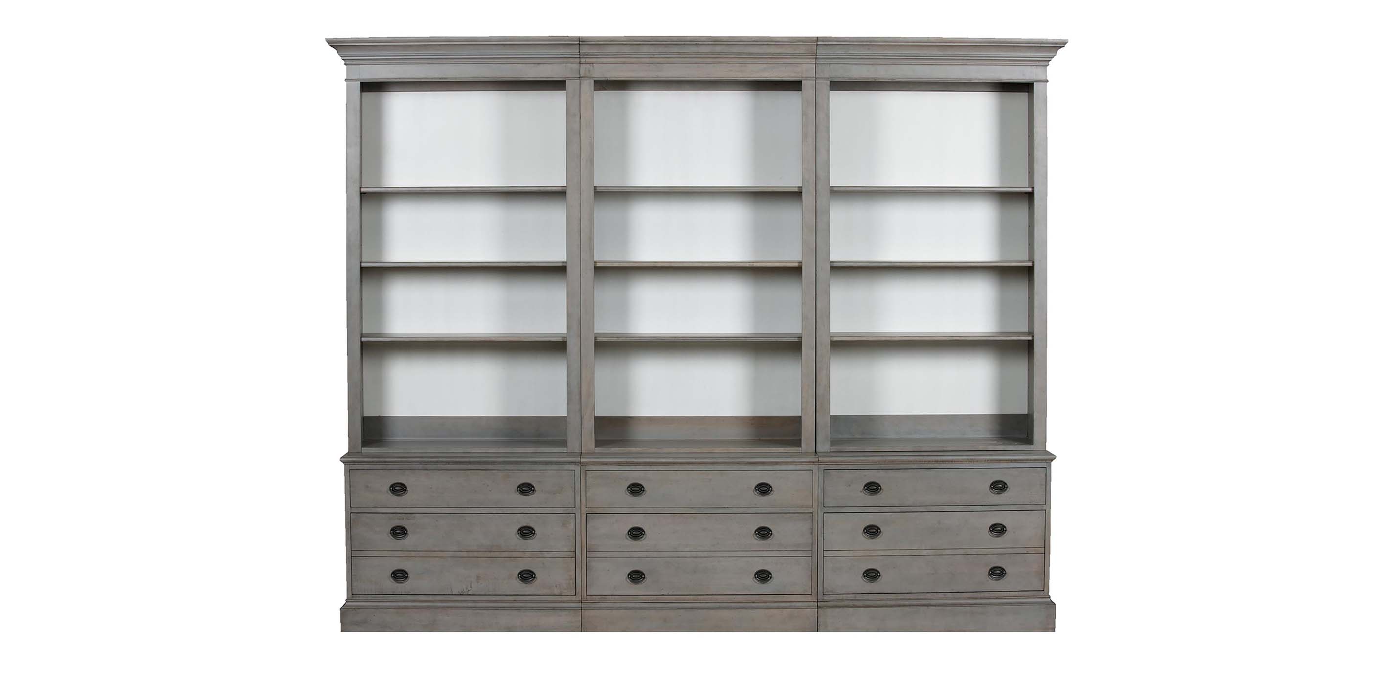 Villa Triple File Bookcase | Storage & Display | Ethan Allen