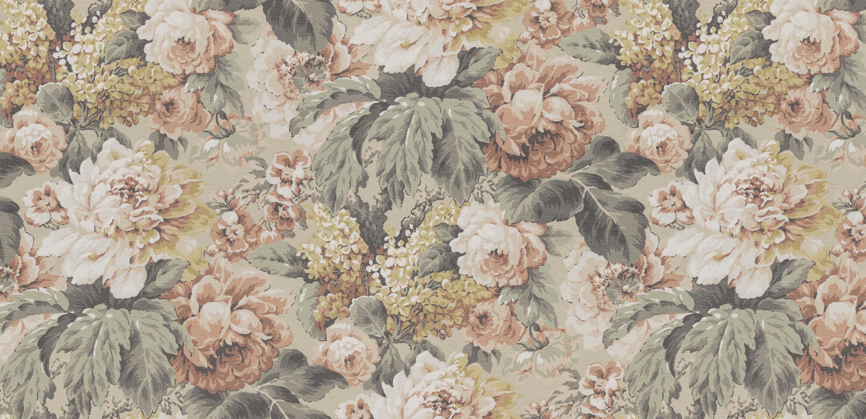Ethan Allen Floral Fabric
