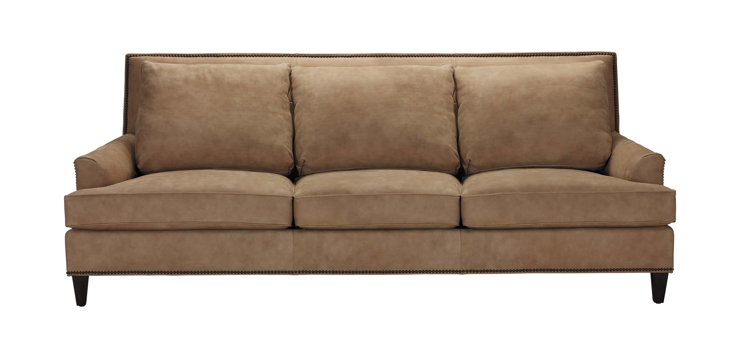 Tall Back Leather Sofa | Baci Living Room