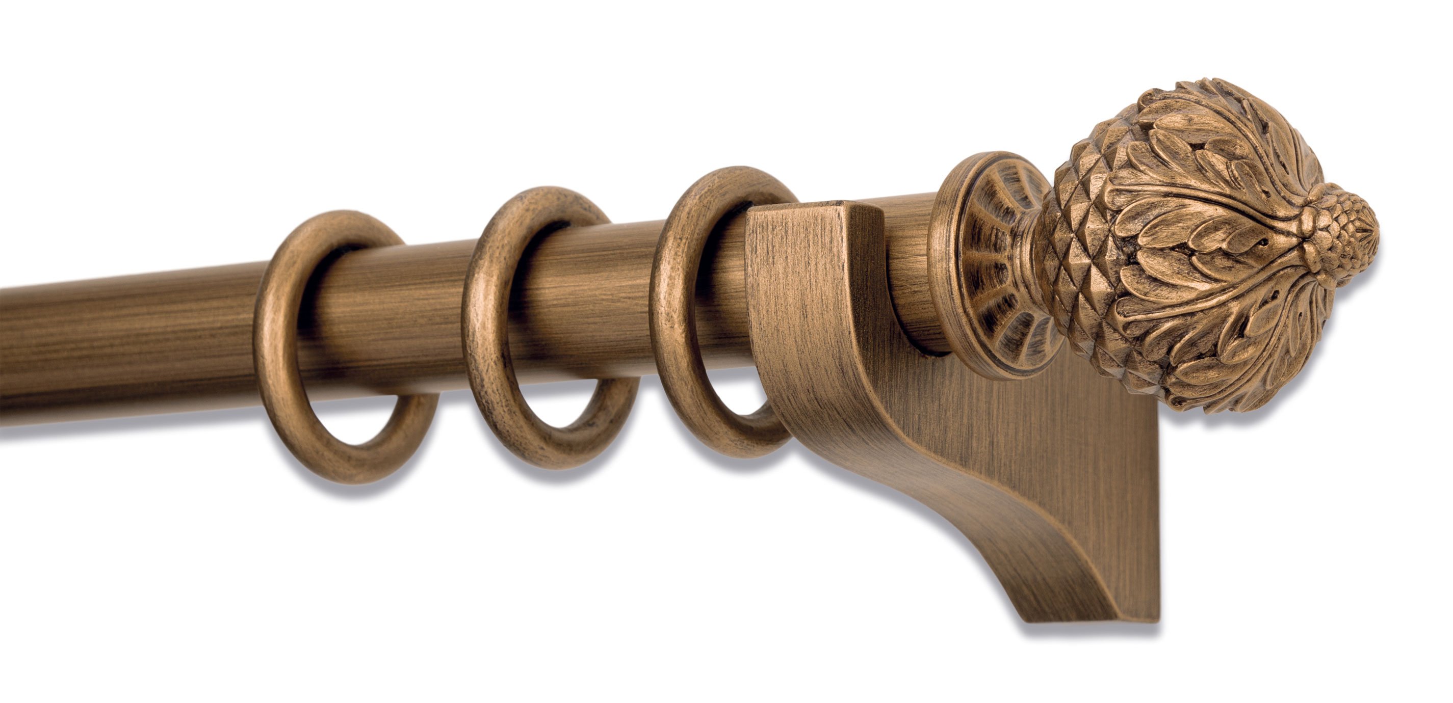 Bishop Drapery Hardware Set | Curtain Rod & Finials | Ethan Allen