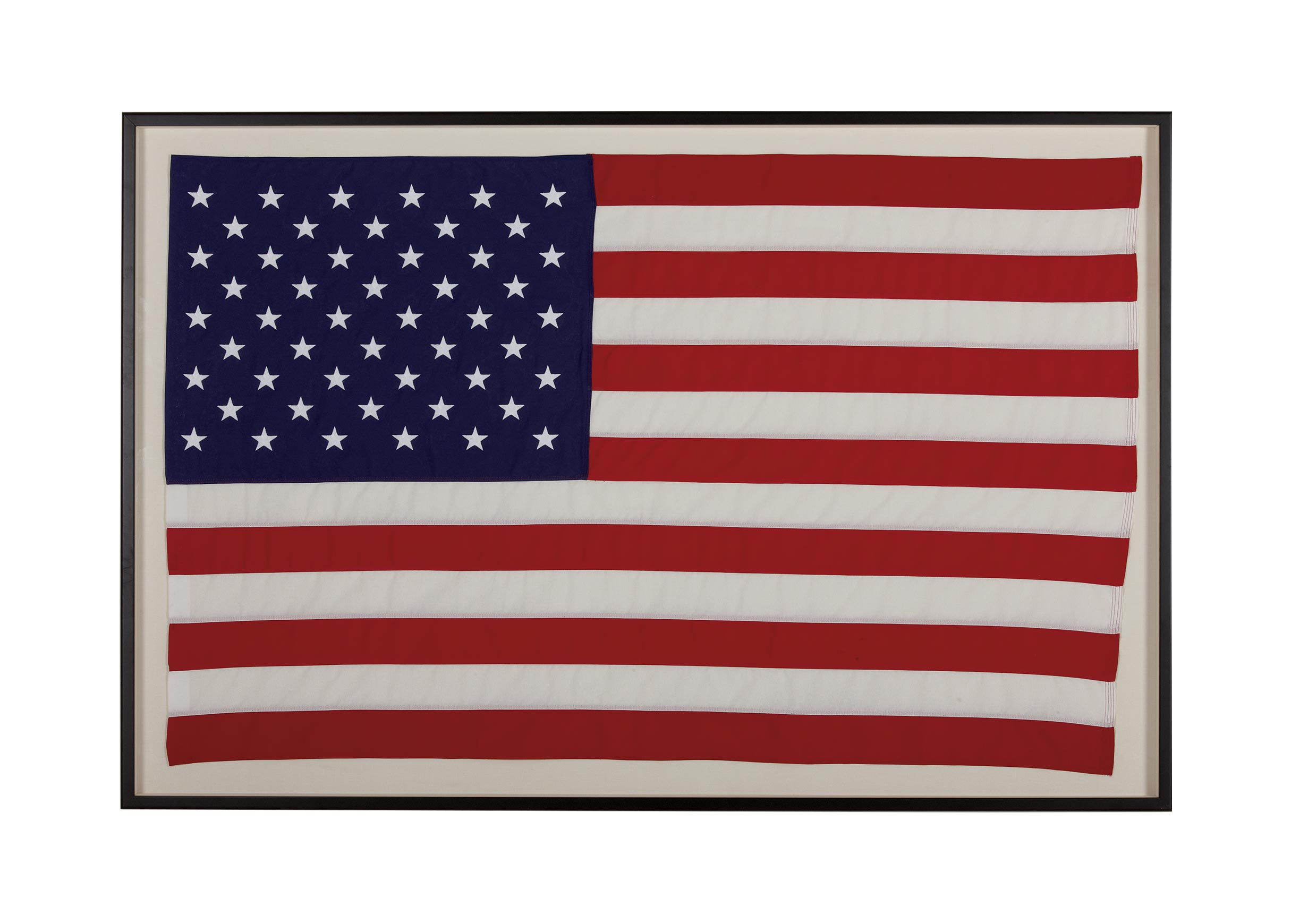 Gray And Blue American Flag