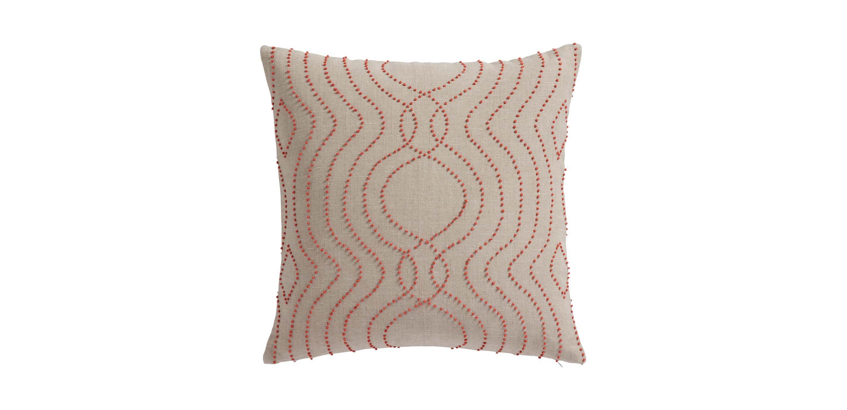 Knotted Ogee Pillow | French Knot Pillow | Ethan Allen