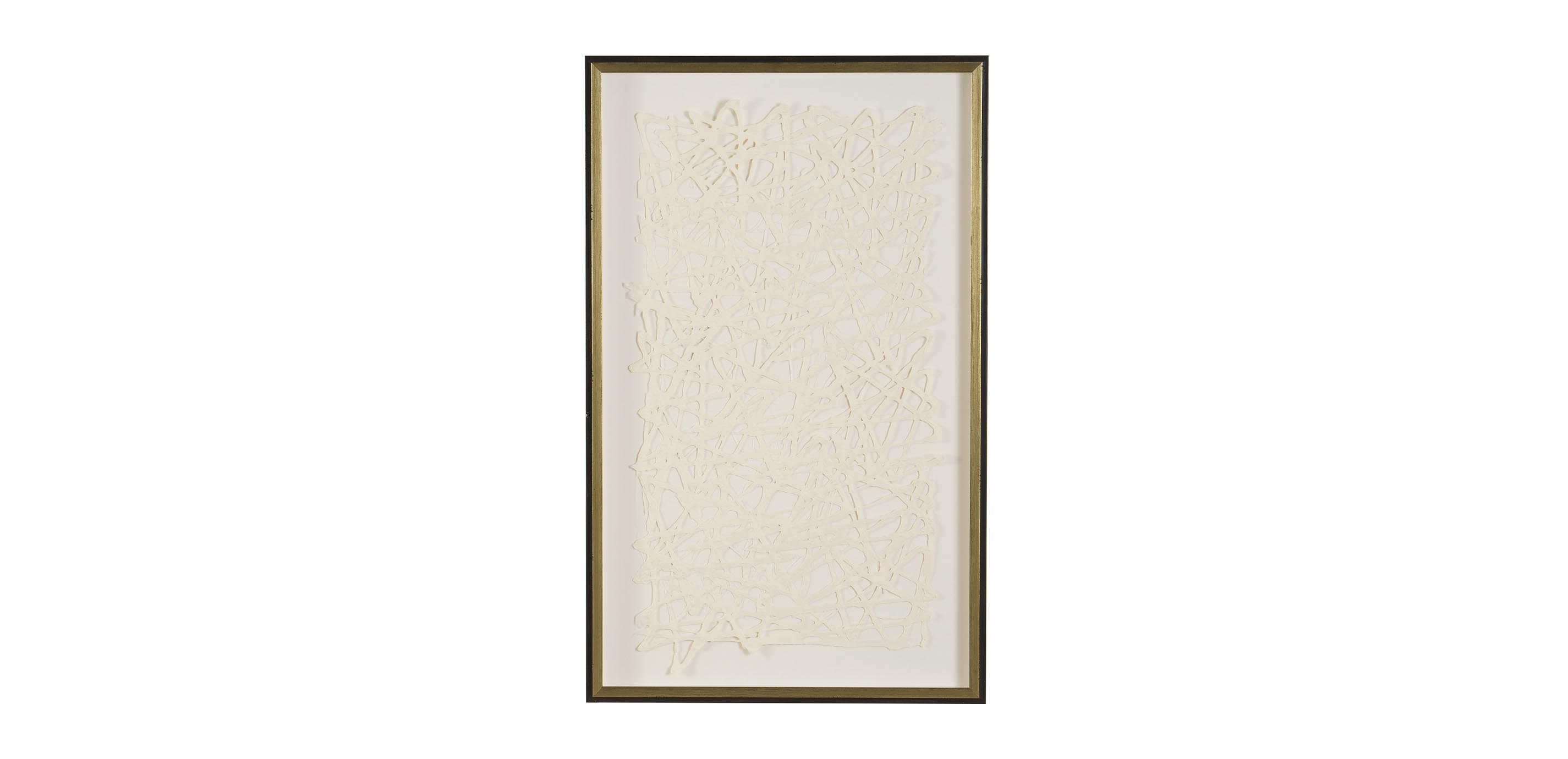 White Paper Art | Abstract | Ethan Allen