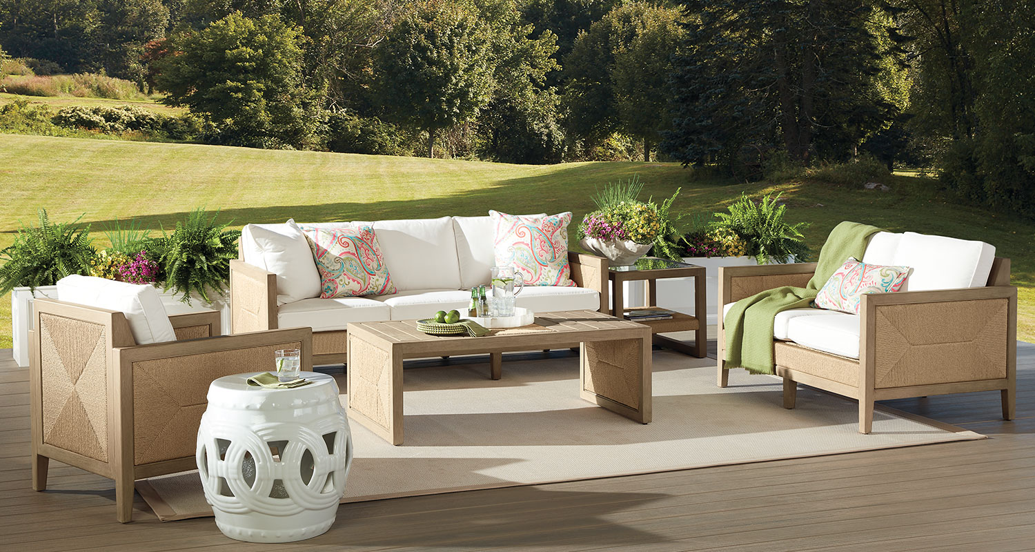 Siesta on the Lawn Outdoor Lounge | Ethan Allen Canada