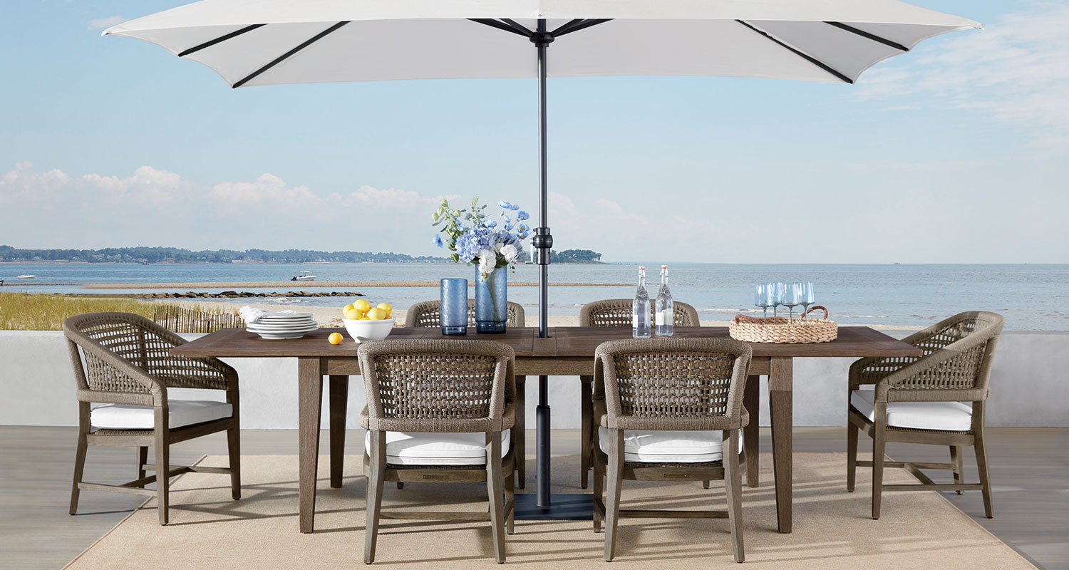 Ocean Views Outdoor Dining Room Décor Ideas | Ethan Allen Canada