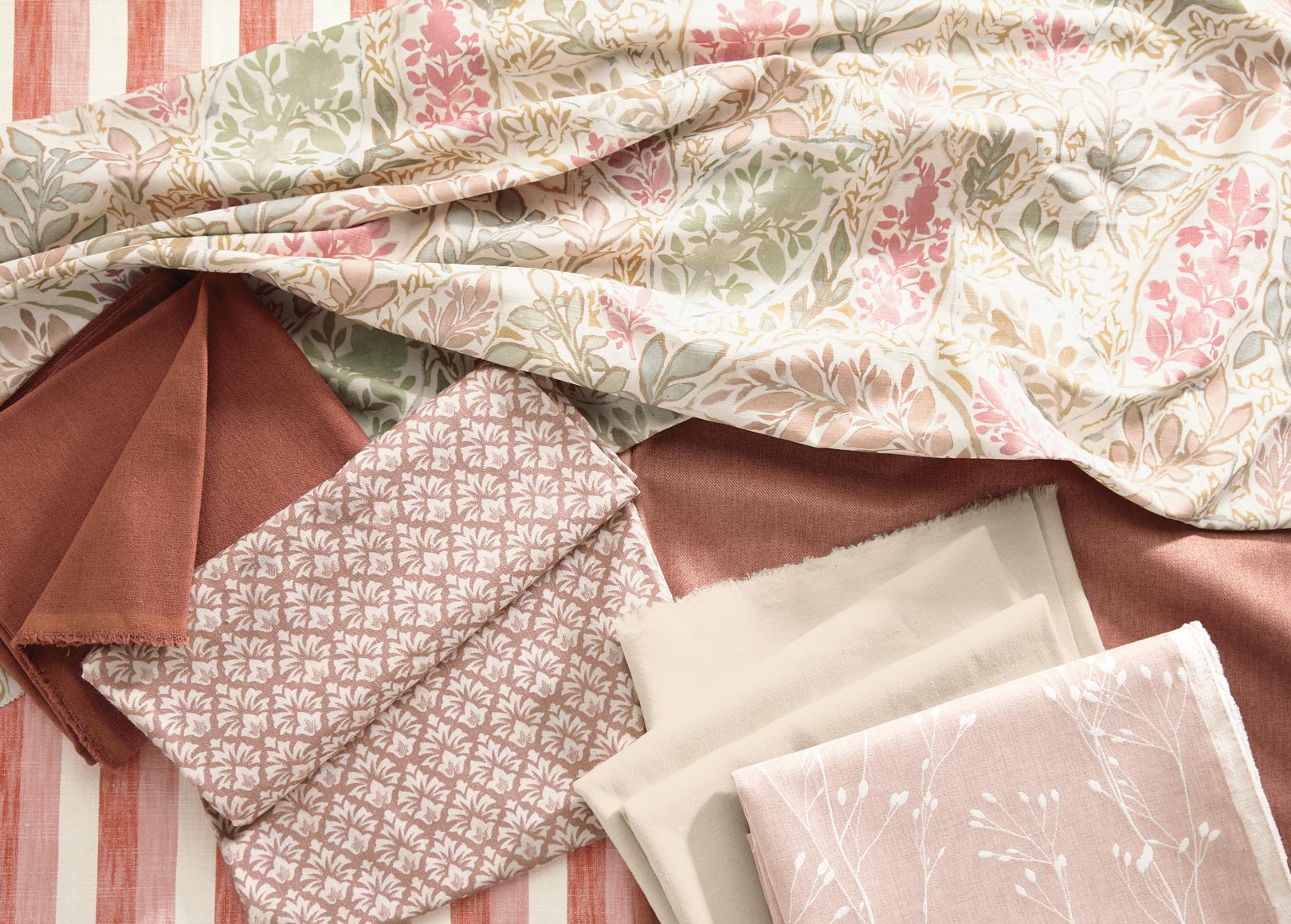 Follow the Rosy Brick Road—Mix & Match Fabrics | Ethan Allen Canada